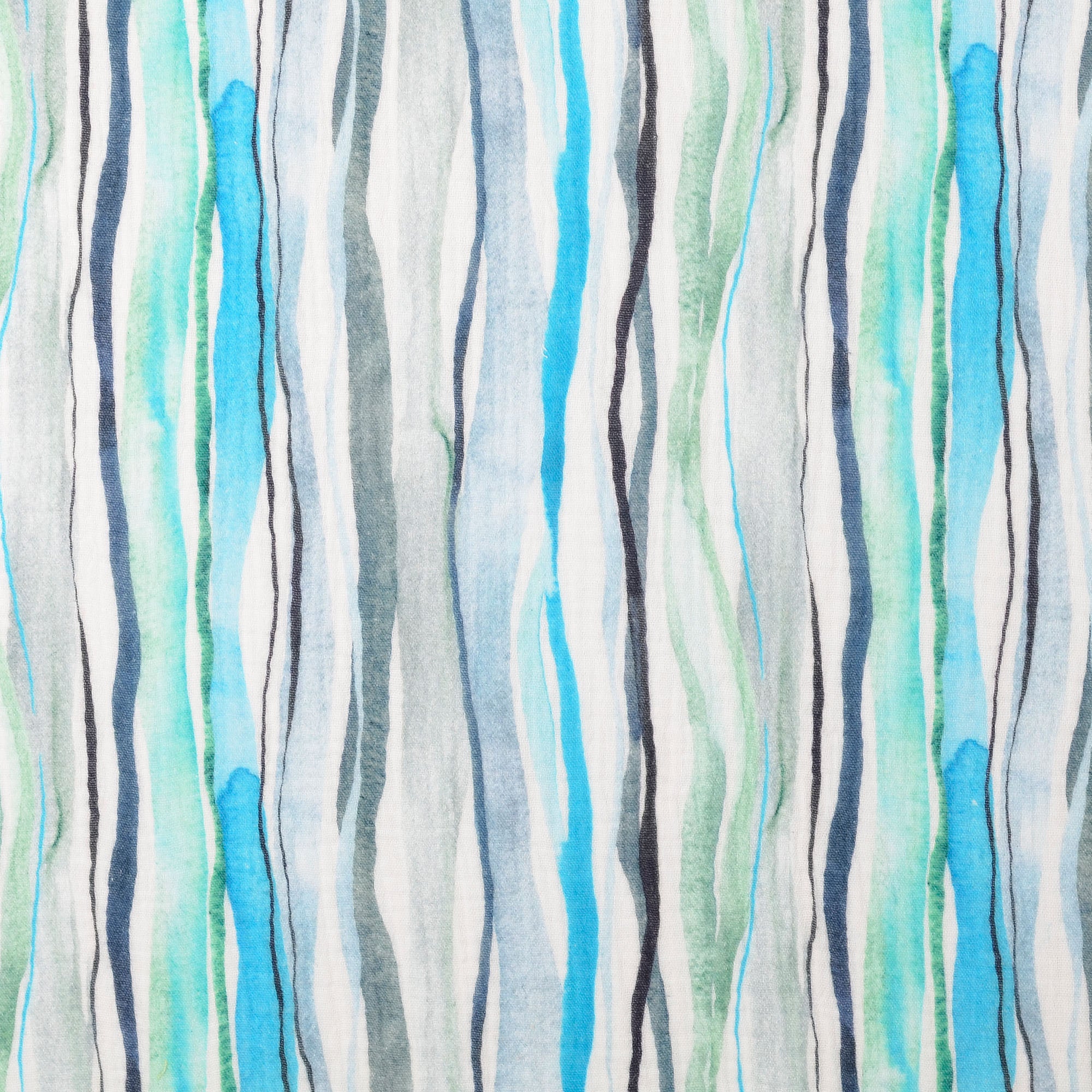 Muslin fabric Stripes Light Blue | Wholesale fabrics | Hemmers Itex