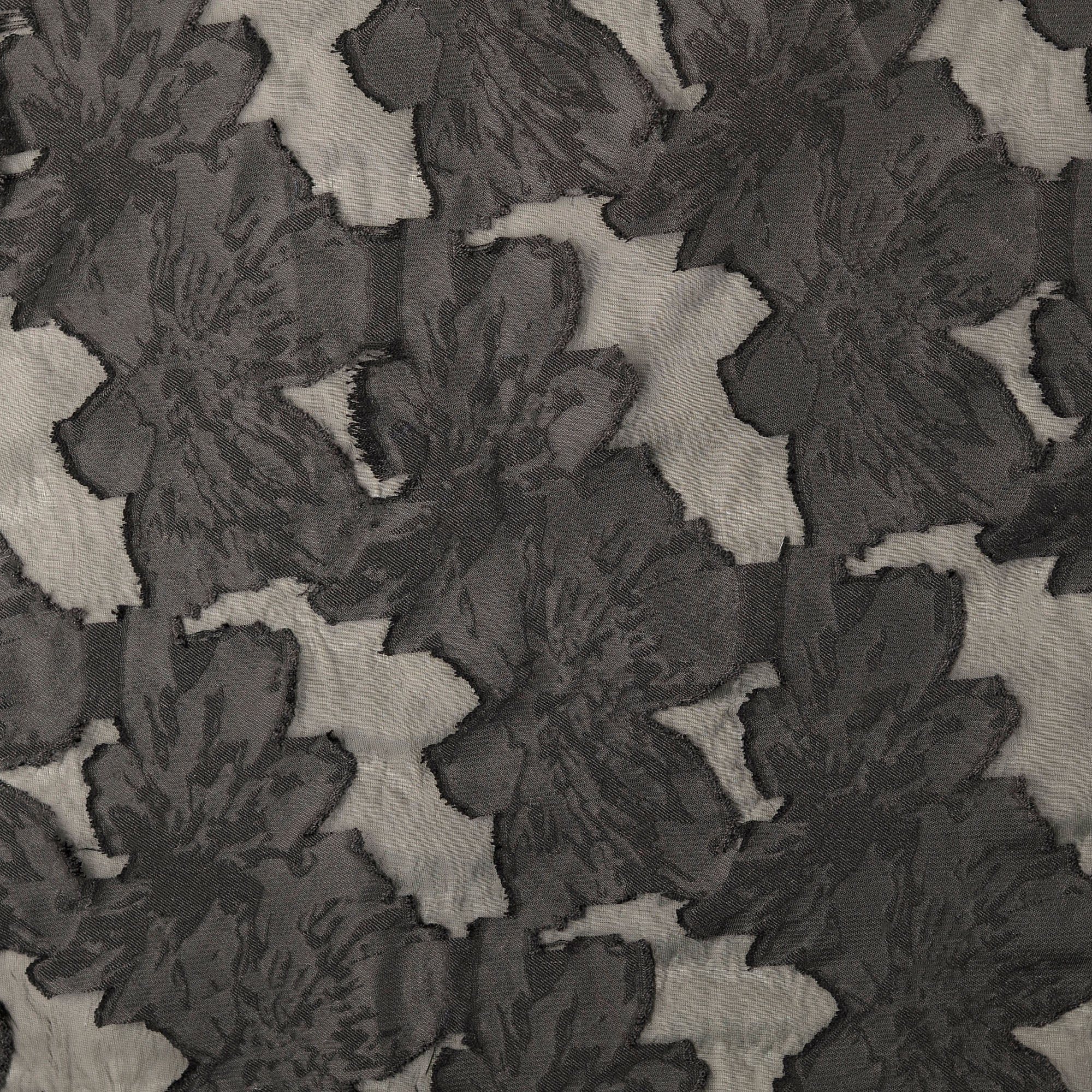 Jacquard fabric Flowers Black | Wholesale fabrics | Hemmers Itex