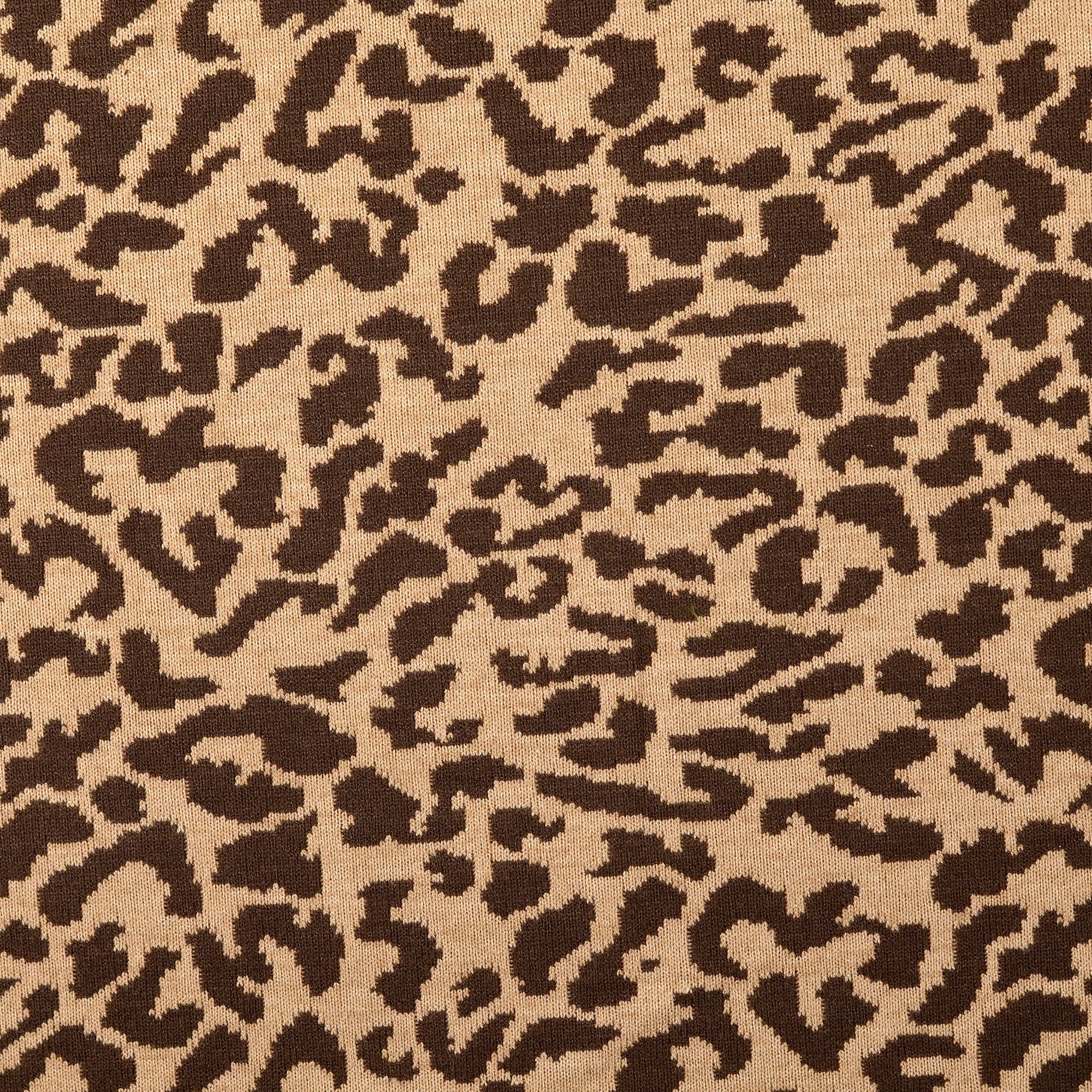 Heavy Knit fabric Leopards Brown | Wholesale fabrics | Hemmers Itex