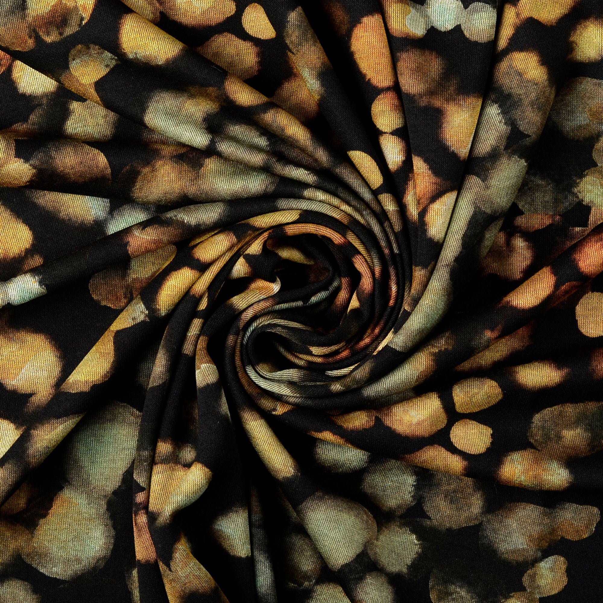 Cotton Jersey fabric Camouflage Oker | Wholesale fabrics | Hemmers Itex