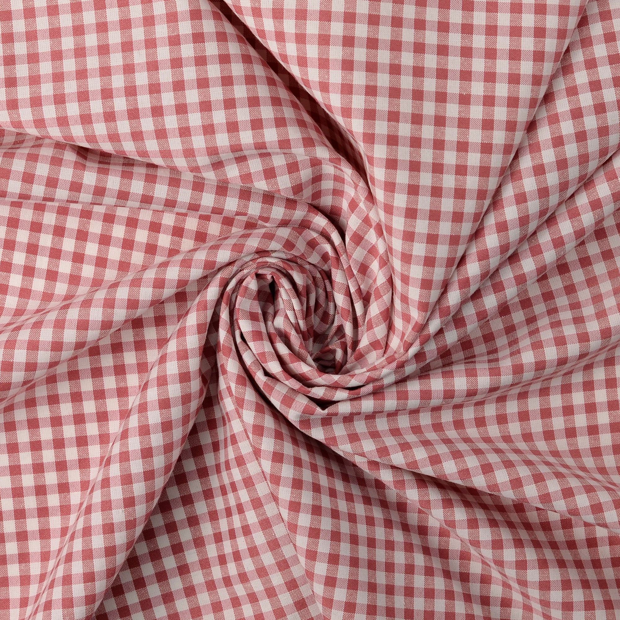 Tafelstoff Karo's Rot | Stoff Großhandel | Hemmers Itex