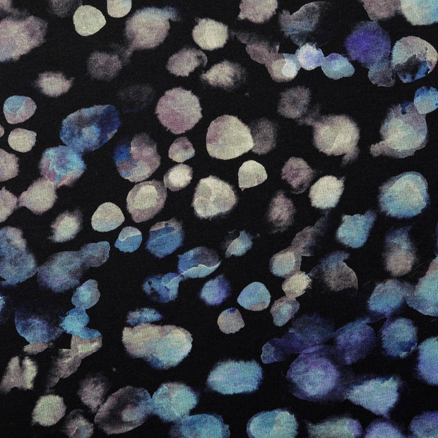 Cotton Jersey fabric Camouflage Cobalt | Wholesale fabrics | Hemmers Itex